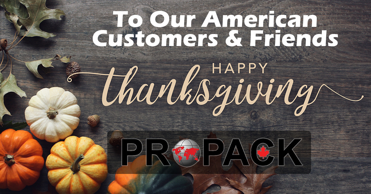 Happy Thanksgiving! - Propack